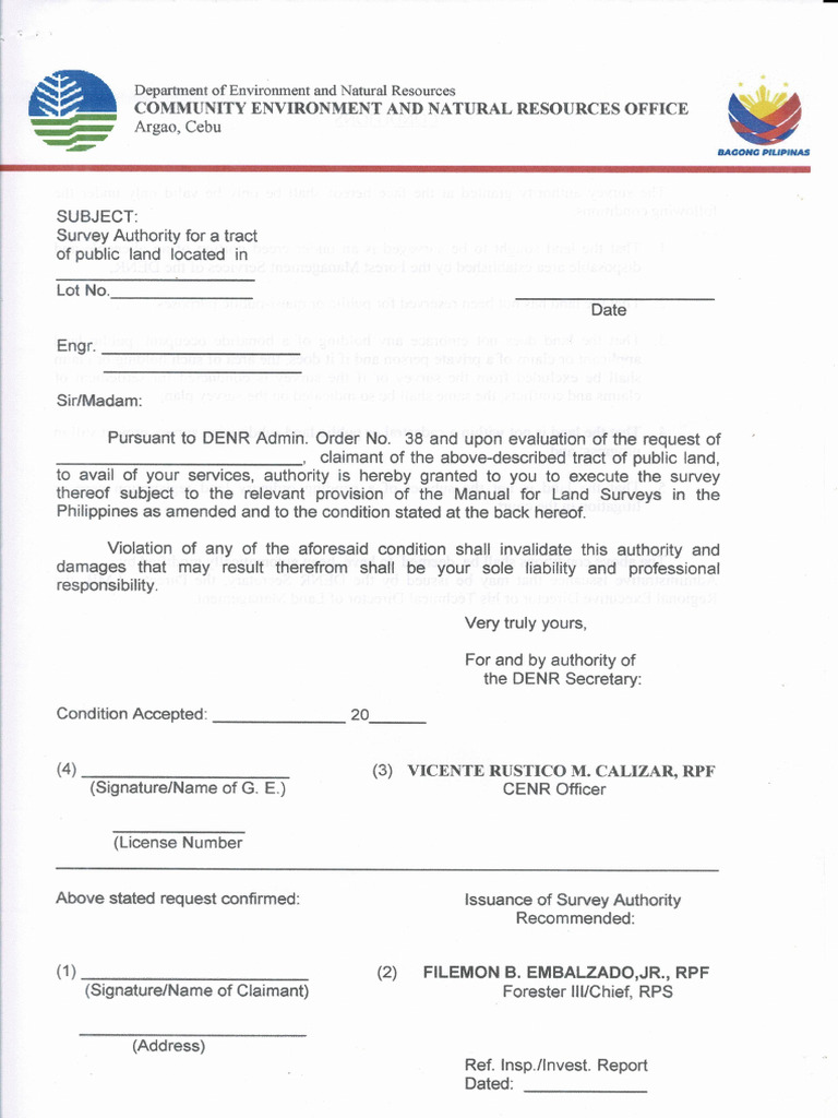 Survey Authority Argao | PDF