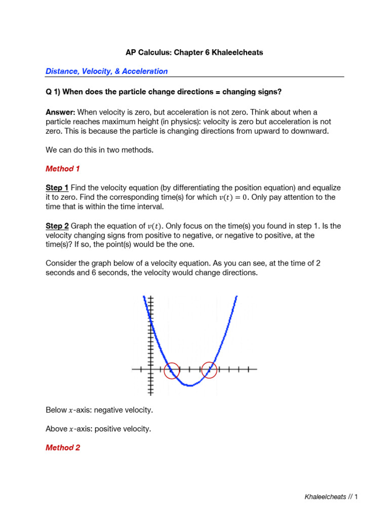 Chapter 6 Cheats | PDF