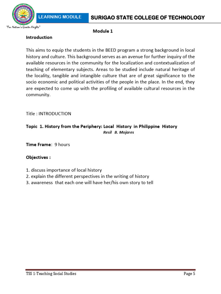 TSS 1 Culture and Geo 5 93 | PDF