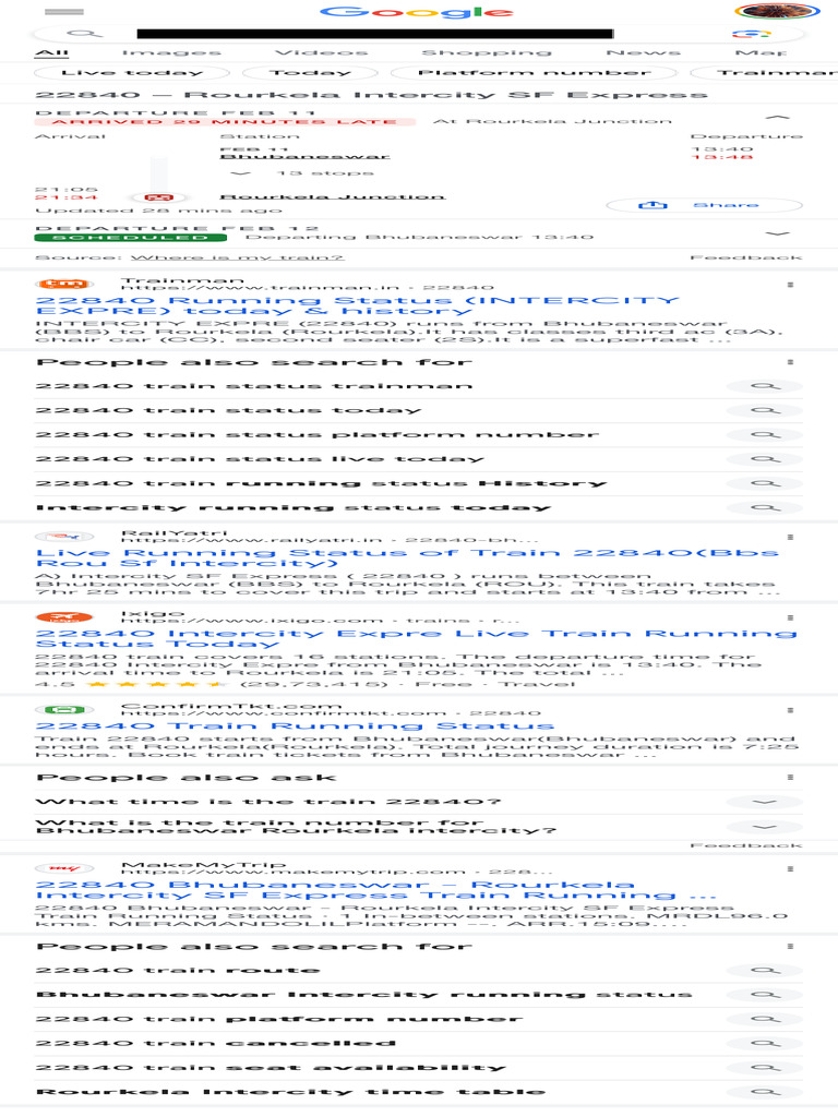 Train Status - Google Search | PDF