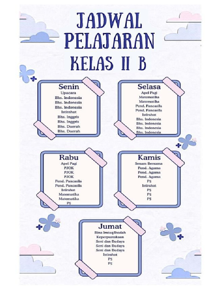 Jadwal Rizky | PDF