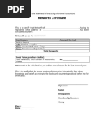 CA Certified Net Worth Certificate Format | PDF