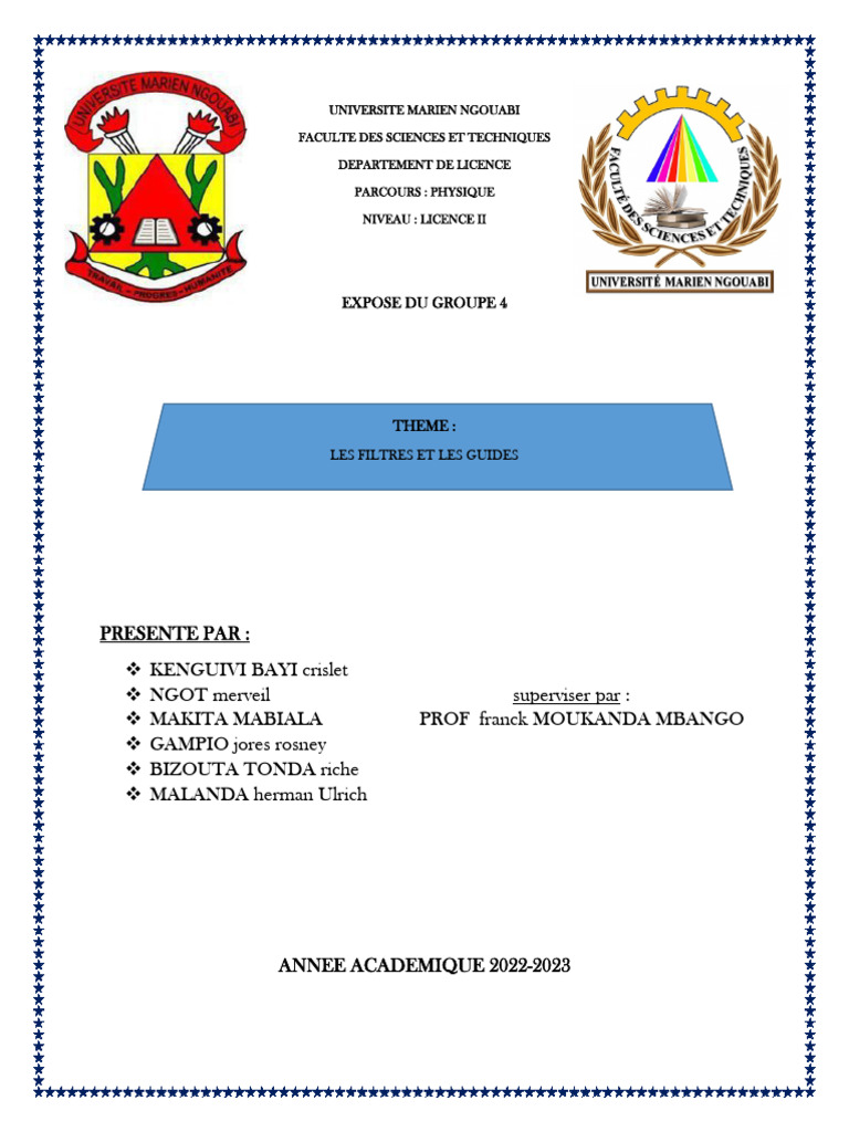 Exposé Groupe 4 | PDF