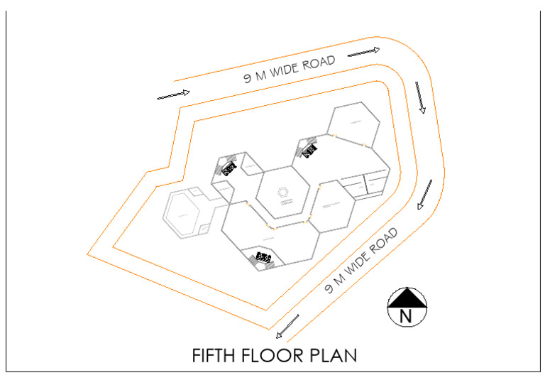 5TH Floor Plan 5TH Sem | PDF
