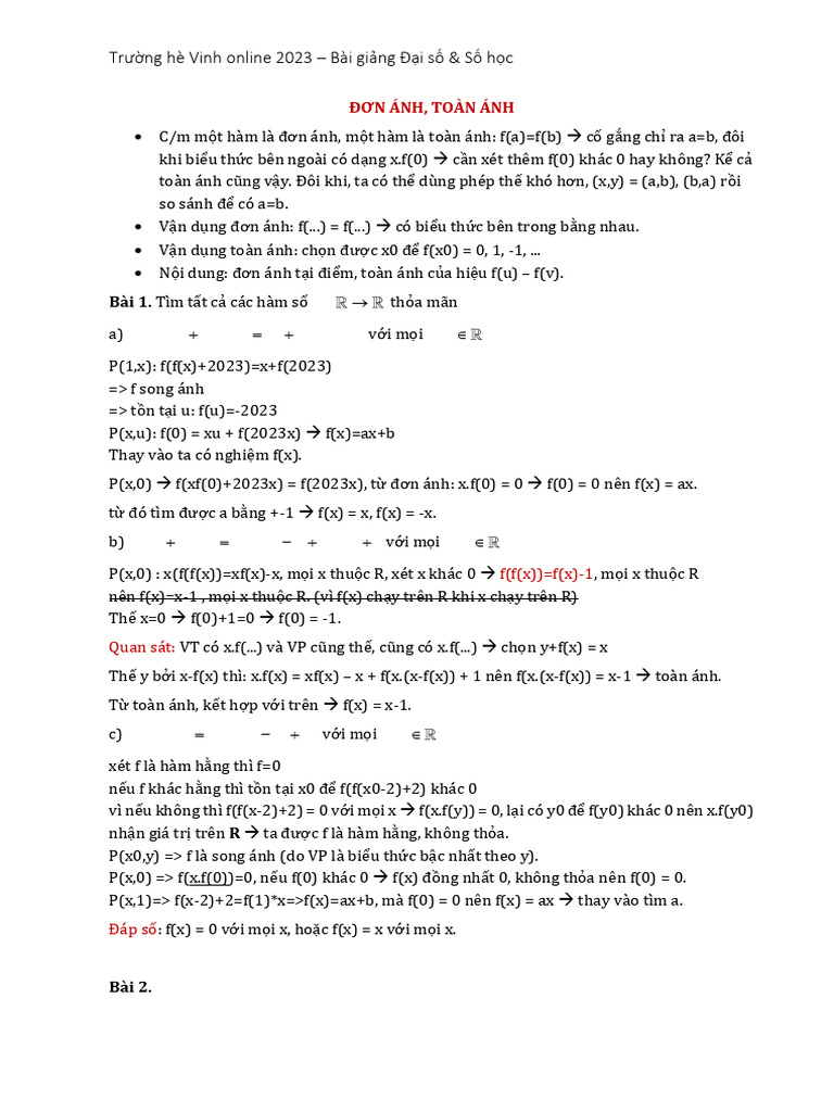 3 - Don Anh, Toan Anh (Note) | PDF