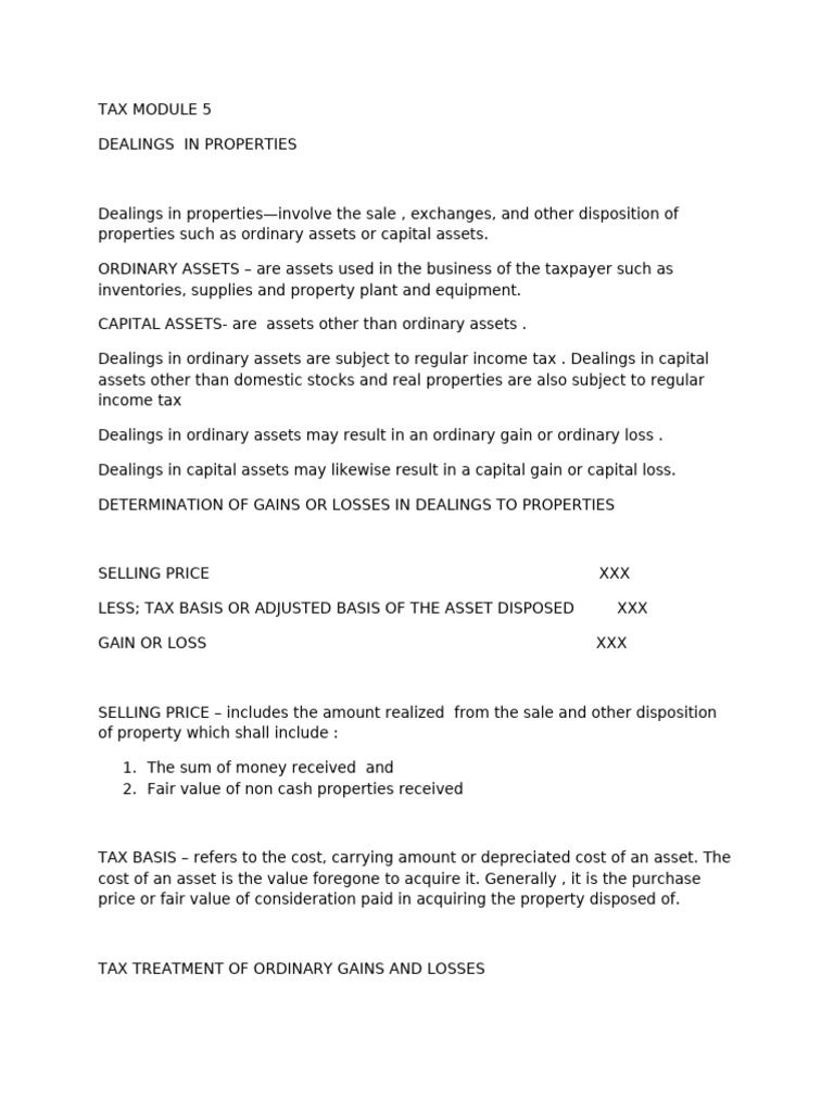 Module 5 Tax | PDF