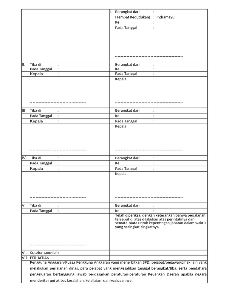 Format Sppd Ppkd | PDF