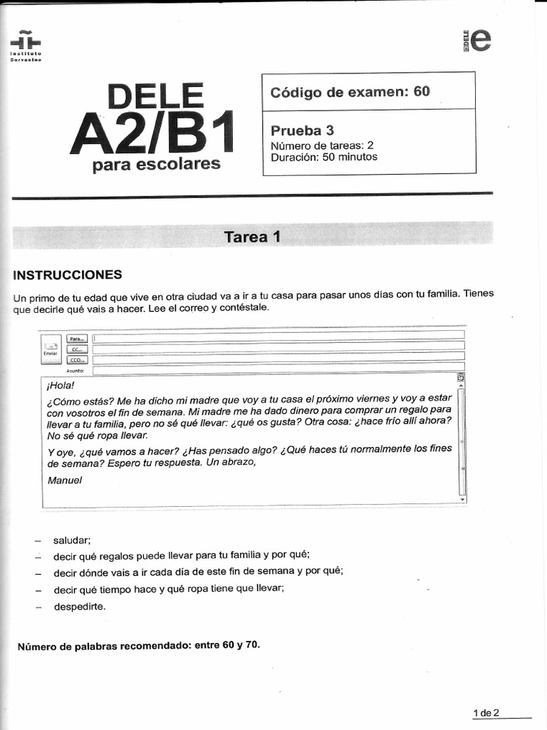 A2B1 Escribir Mayo2019 | PDF