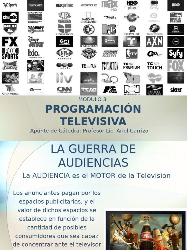 Practica de TV 3 Apunte 3 Programacion Televisiva | PDF