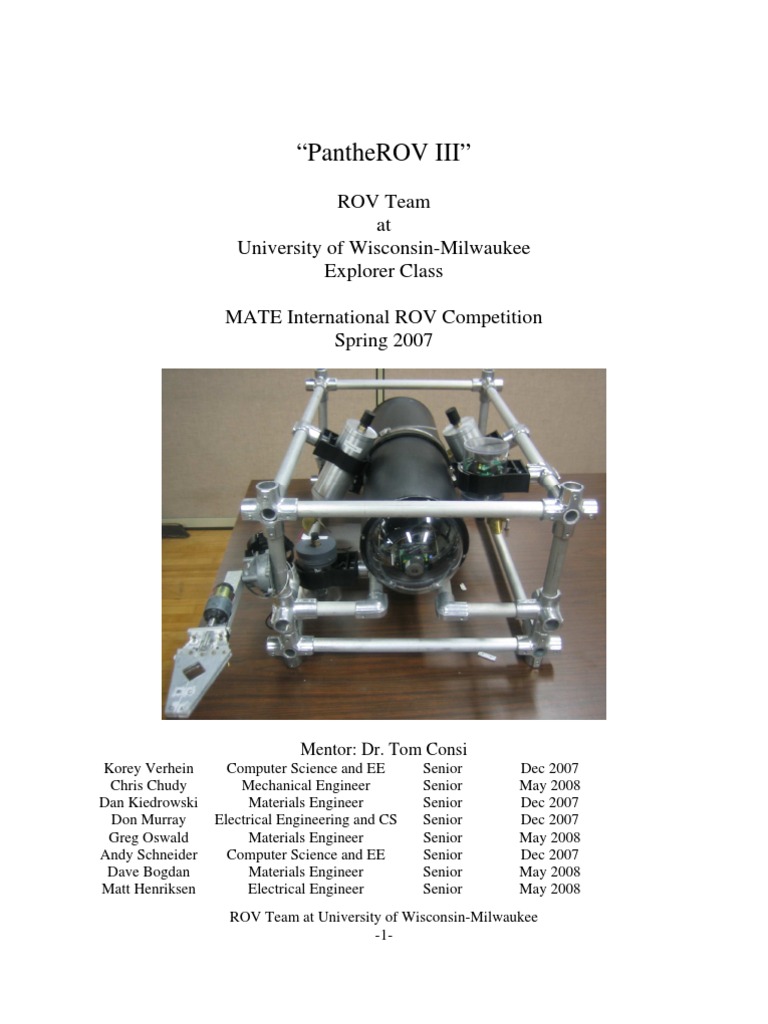 ROV | PDF | Transmission Control Protocol | Communications Protocols