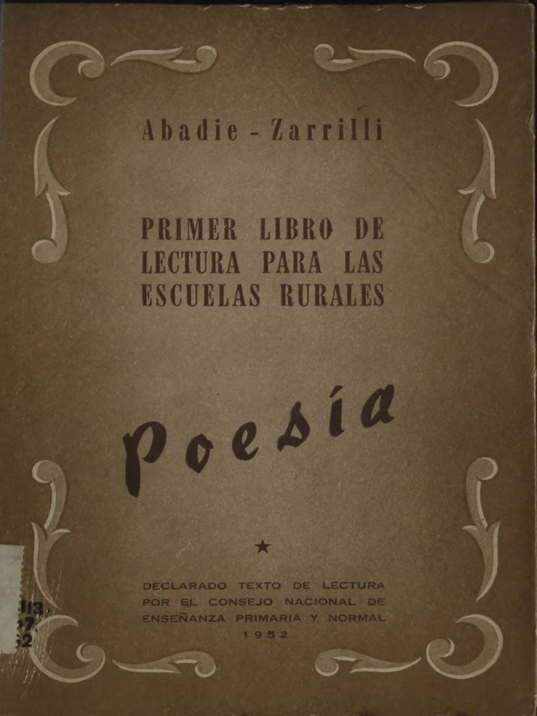 Poesia Primer Libro de Lectura 1952 | PDF