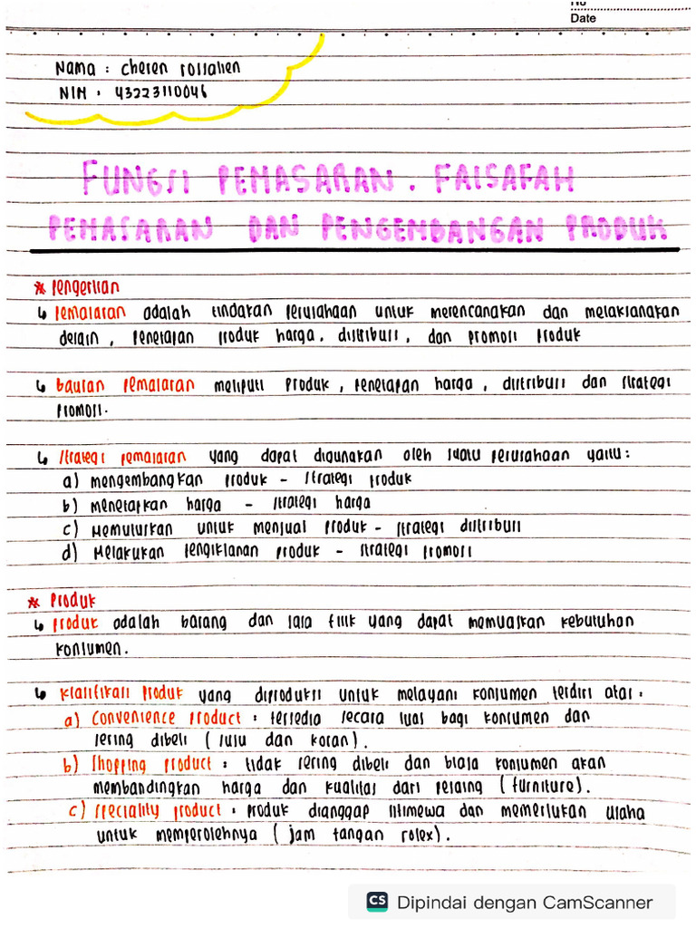 Rangkuman PMB - Materi 10 | PDF