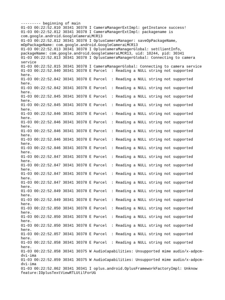 Log Cat 1672680172679 | PDF