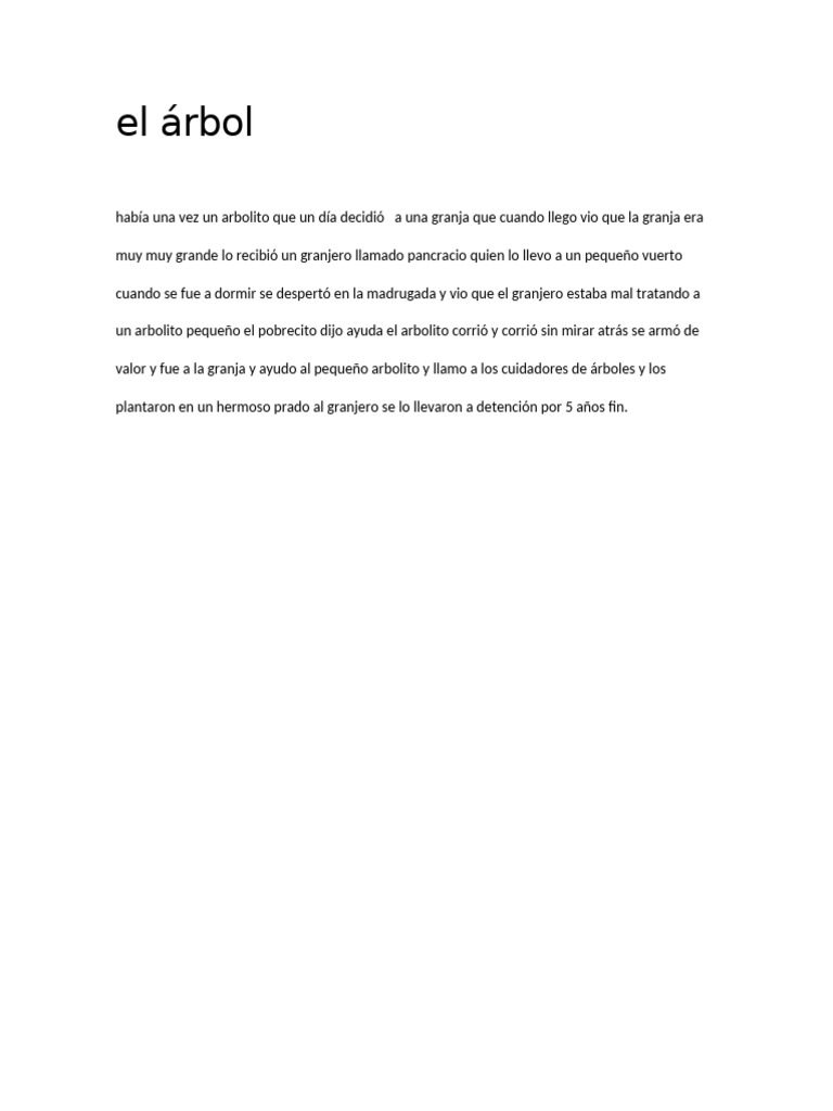 el arbol | PDF