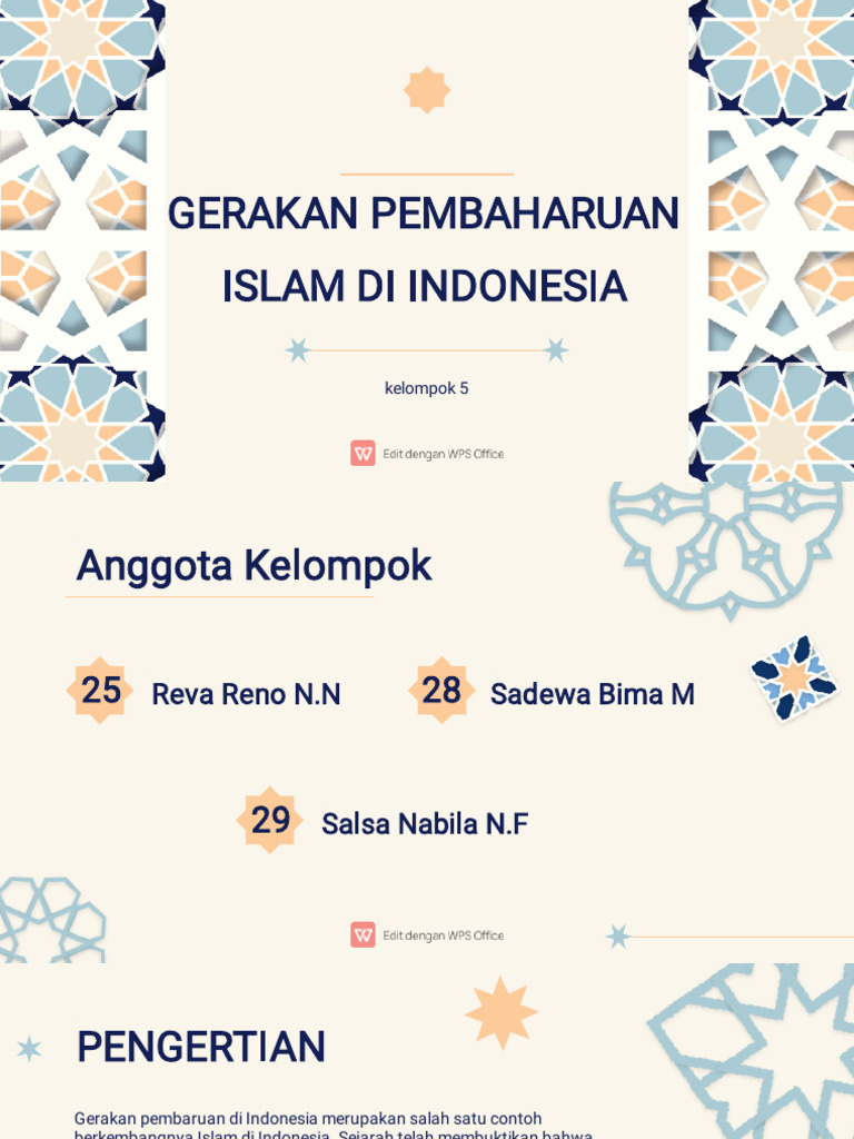 Gerakan Pembaruan Islam Di Indonesia | PDF