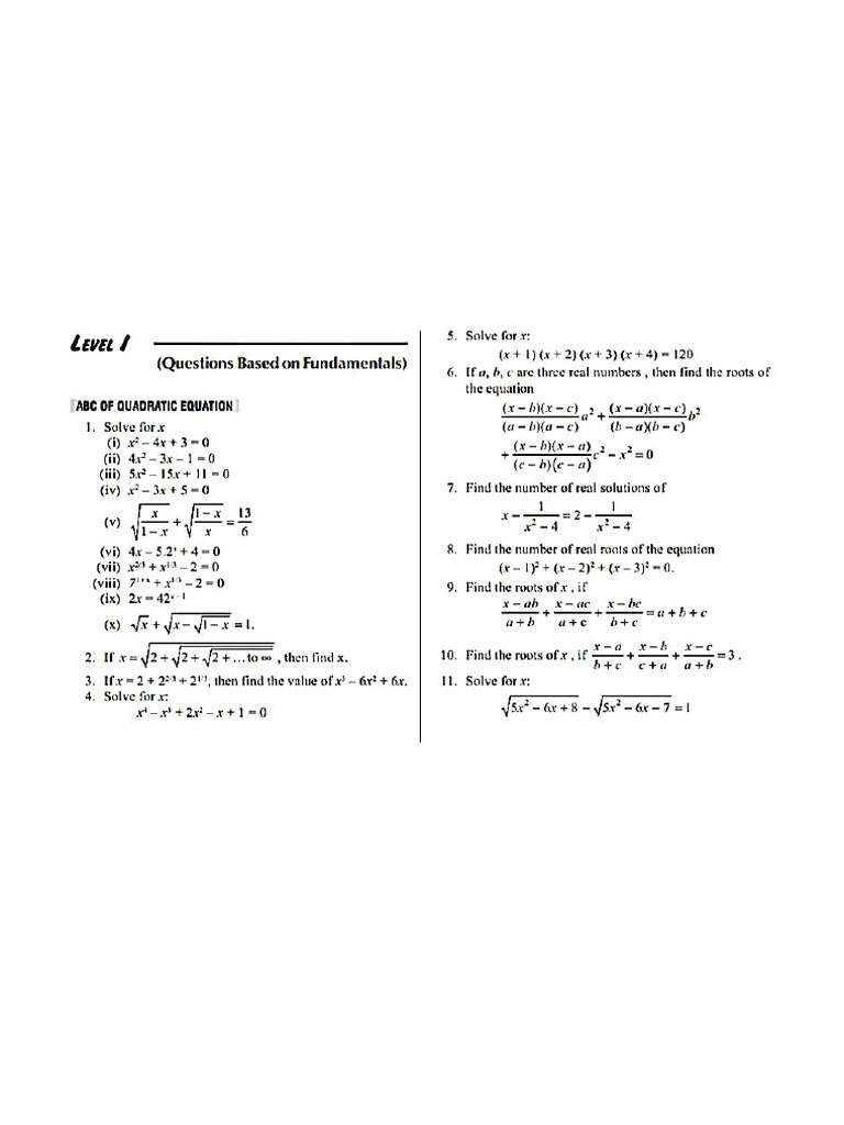 Quadratic DPP 1 | PDF
