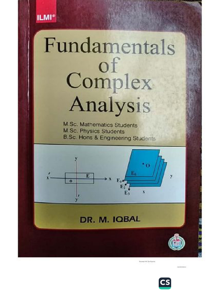 Complex - Analysis Full Book..Dr Iqbal | PDF