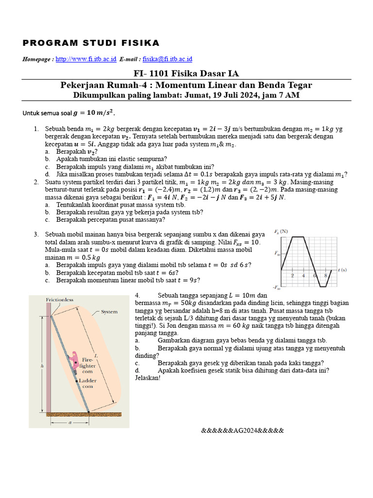 PR-4 Momentum Dan Benda Tegar | PDF