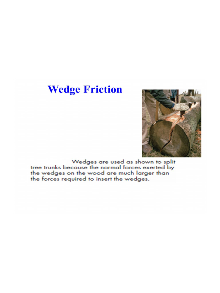 Wedge Friction Pdf