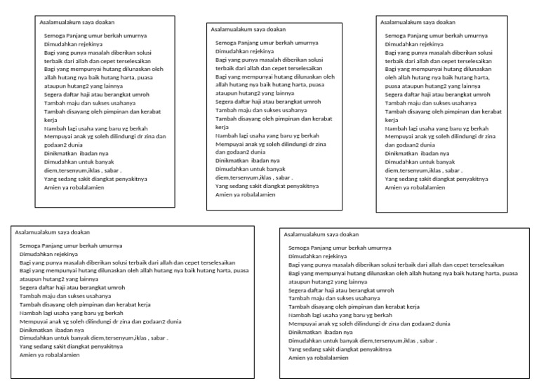 Contoh Afirmasi Positip | PDF