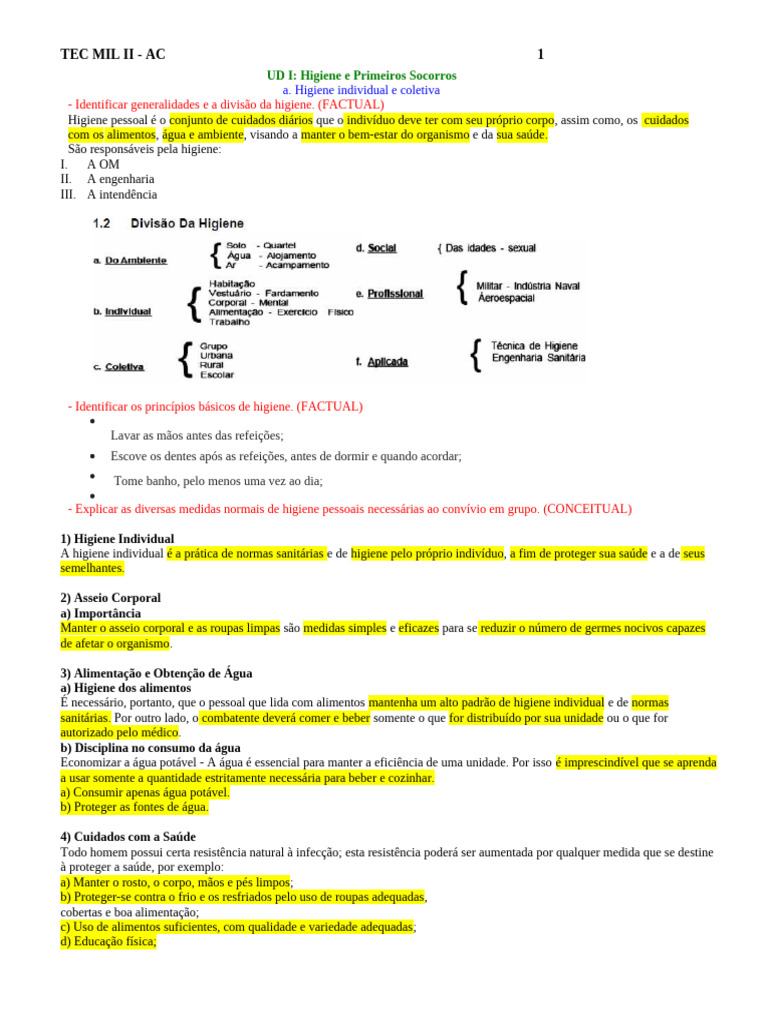 AC UD1 Até UD12 | PDF