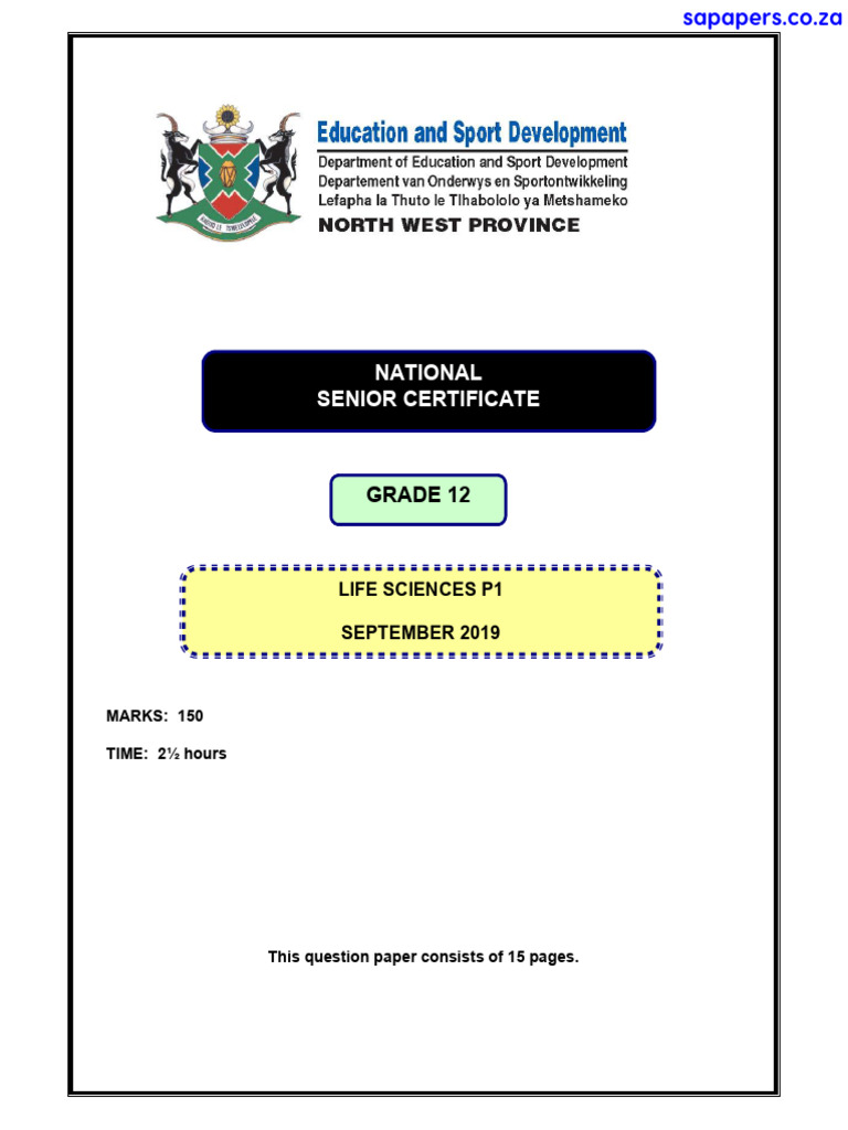 LFSC P1 Sept 2019 | PDF