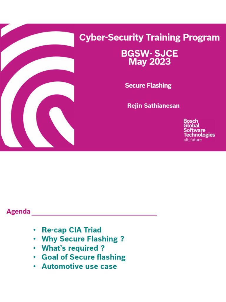 BGSW - SJCE - SecureFlashing - 2023 | PDF