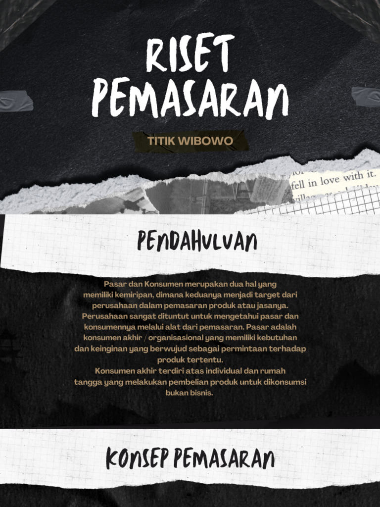TITIK WIBOWO TUGAS PPT MJ PEMASARAN | PDF