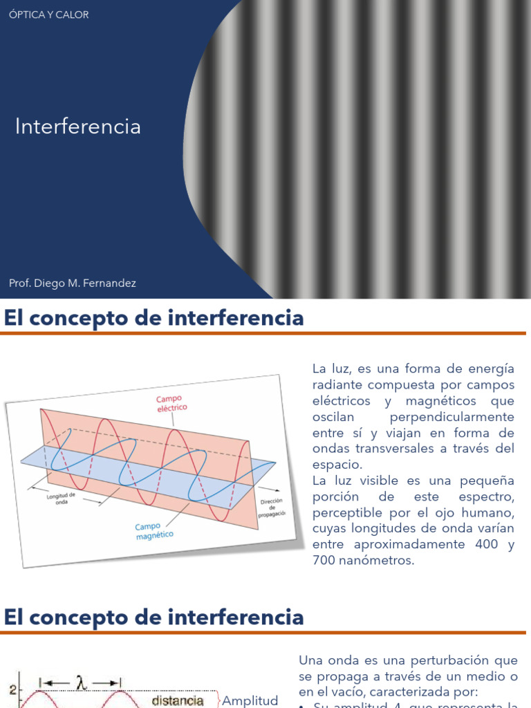 Interferencia | PDF | Olas | Ligero