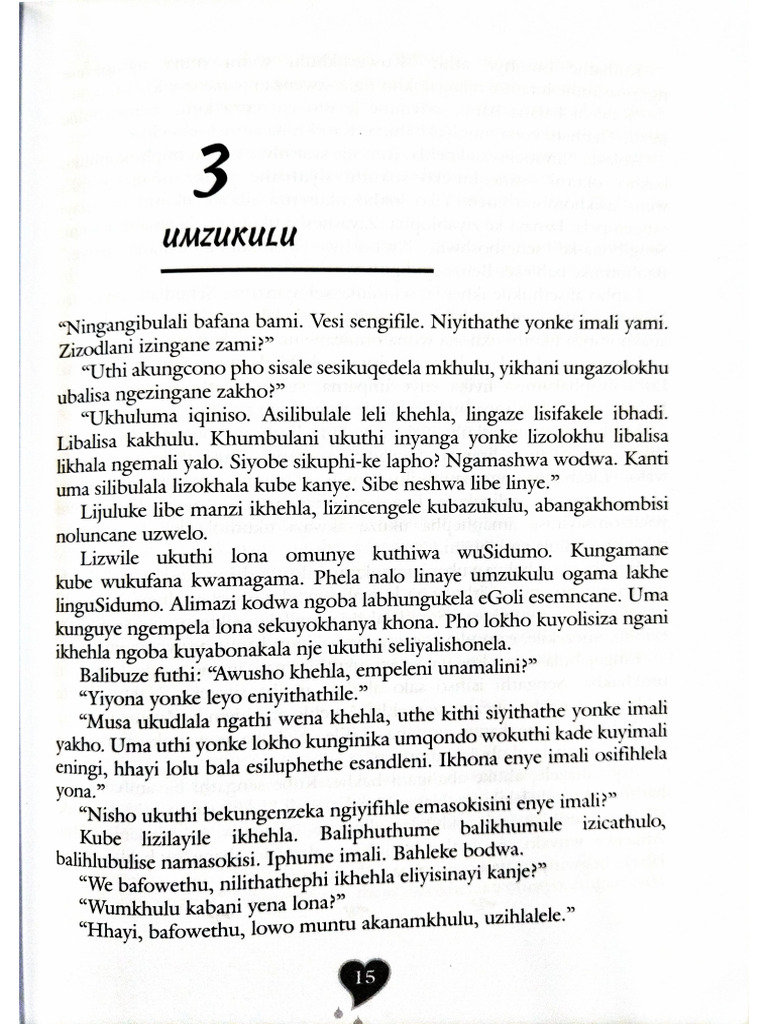 Ibanga 12 - Indaba Emfishane - UMZUKULU | PDF