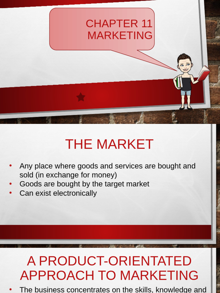 Business Studies - Grade 11 - Chapter 11 - Marketing | PDF