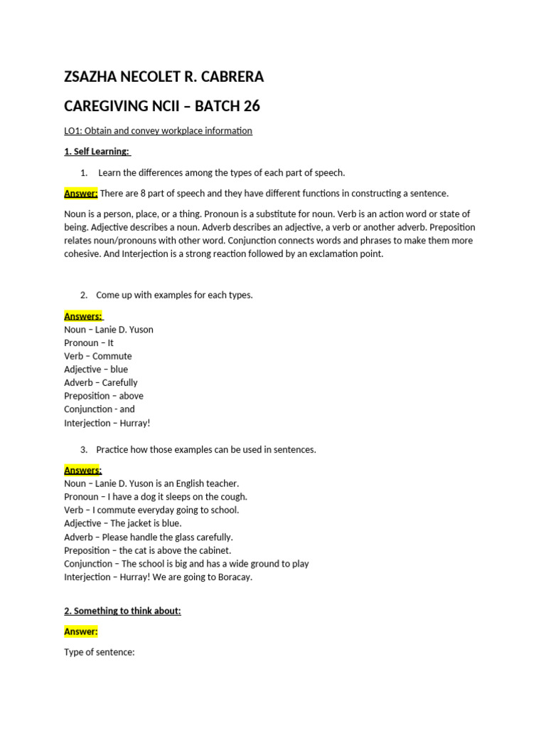 Module 1 Lesson 1 | PDF