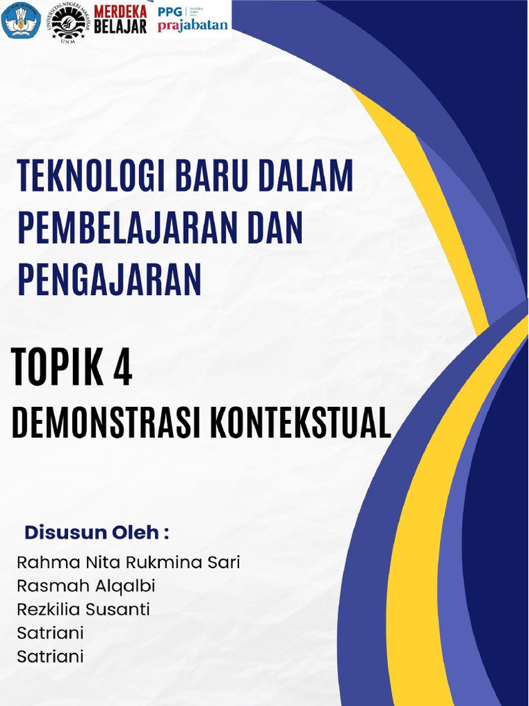 T4-Demonstrasi Kontekstual - TBDPDP - Satriani | PDF