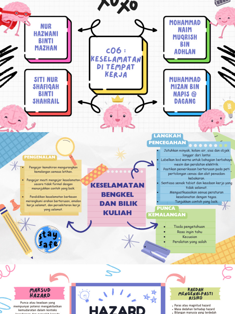 Presentation C06 Keselamatan Di Tempat Kerja | PDF