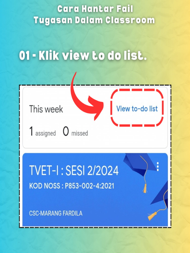 Cara Hantar Fail Classroom | PDF