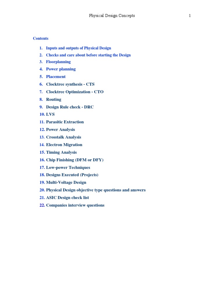 Physical Design Complete | PDF | Electronic Engineering | Digital ...