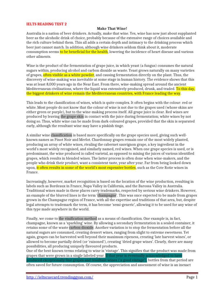 Etest - Ielts Reading Test 2 | PDF