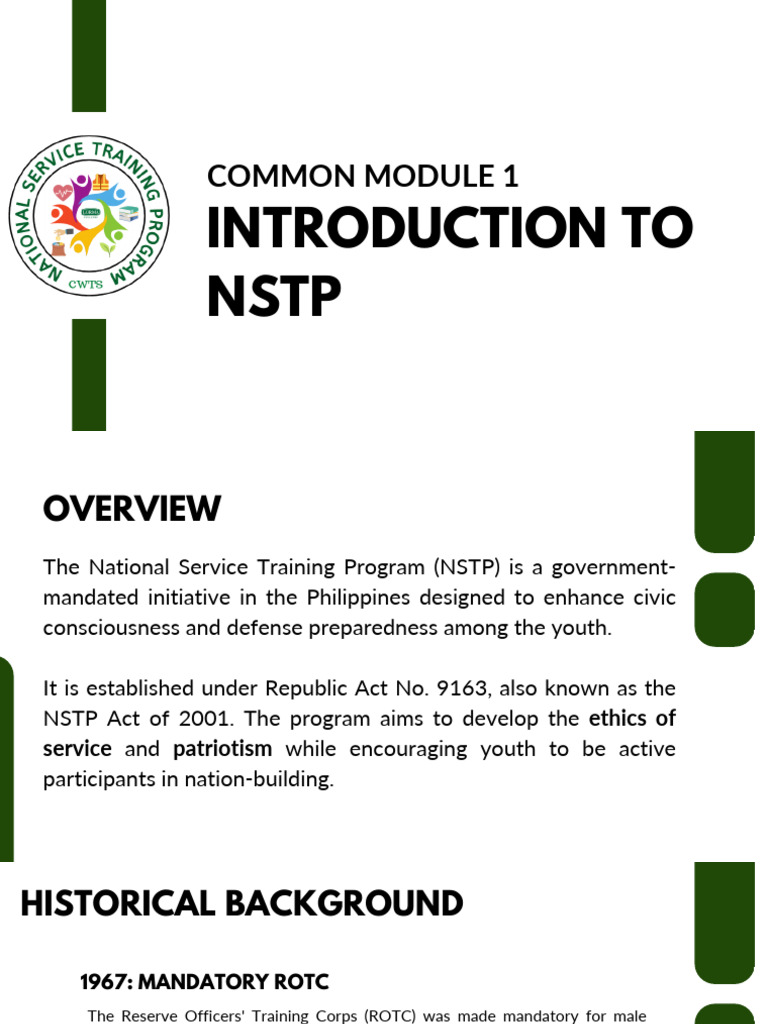 NSTPCM1 Introduction to NSTP | PDF