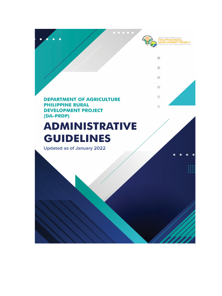DA-PRDP Administrative Guidelines | PDF | Performance Appraisal ...