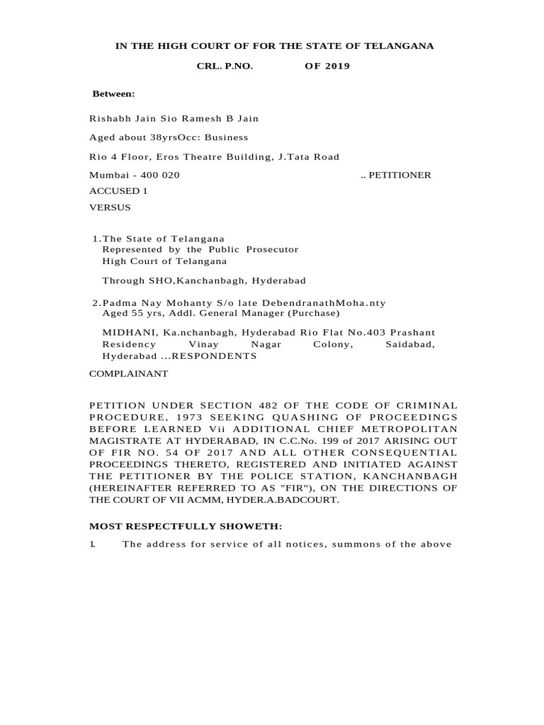 Quashing | PDF Quashing | PDF