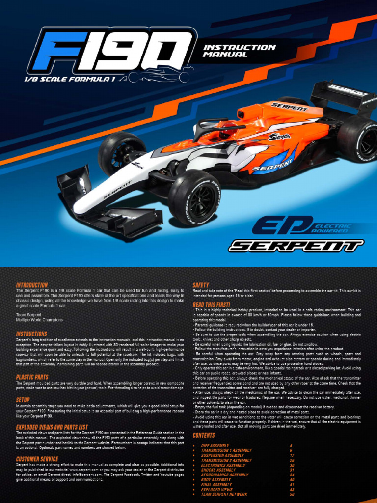 F190 V1 Manual | PDF