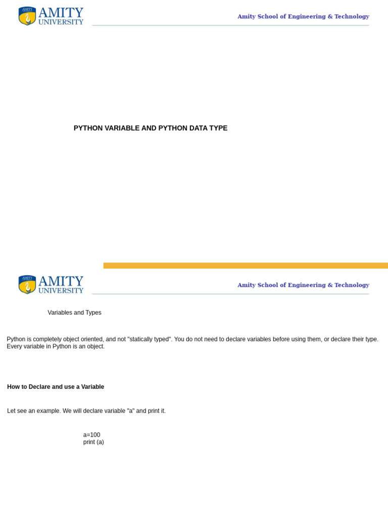L5 M1 Variable Datatypes | PDF L5 M1 Variable Datatypes | PDF