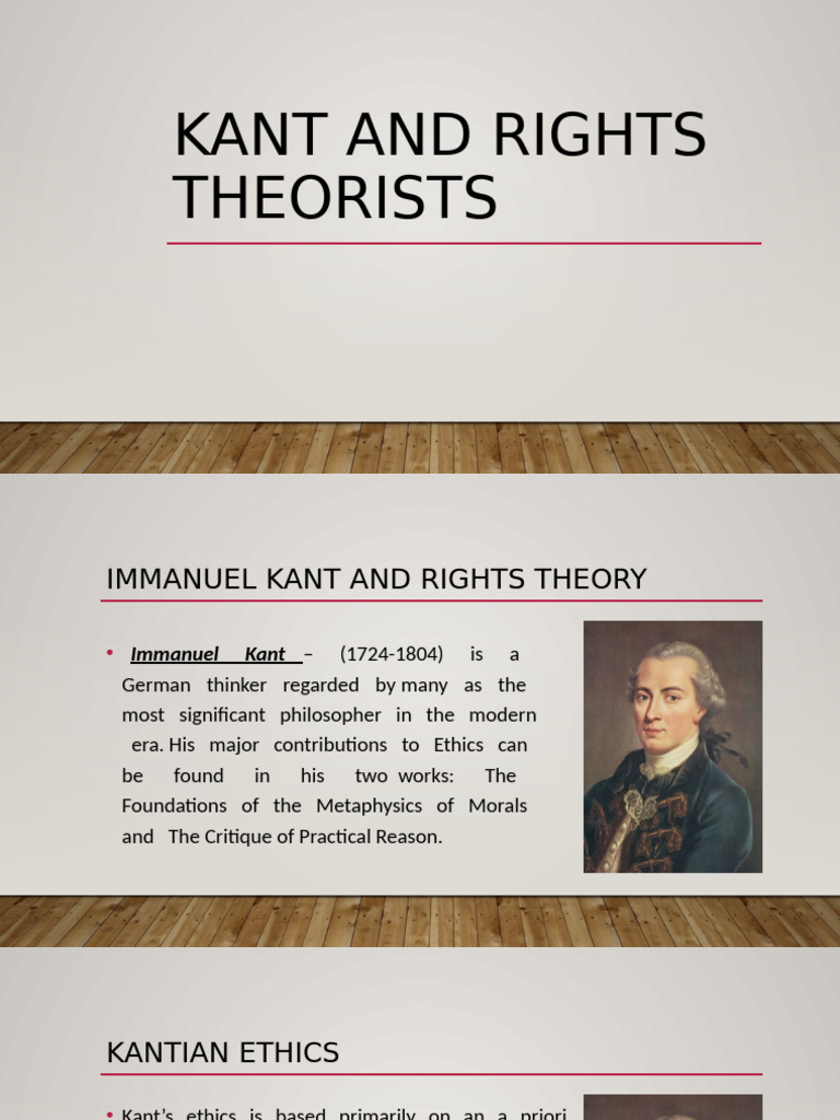 Kant and Rights | PDF