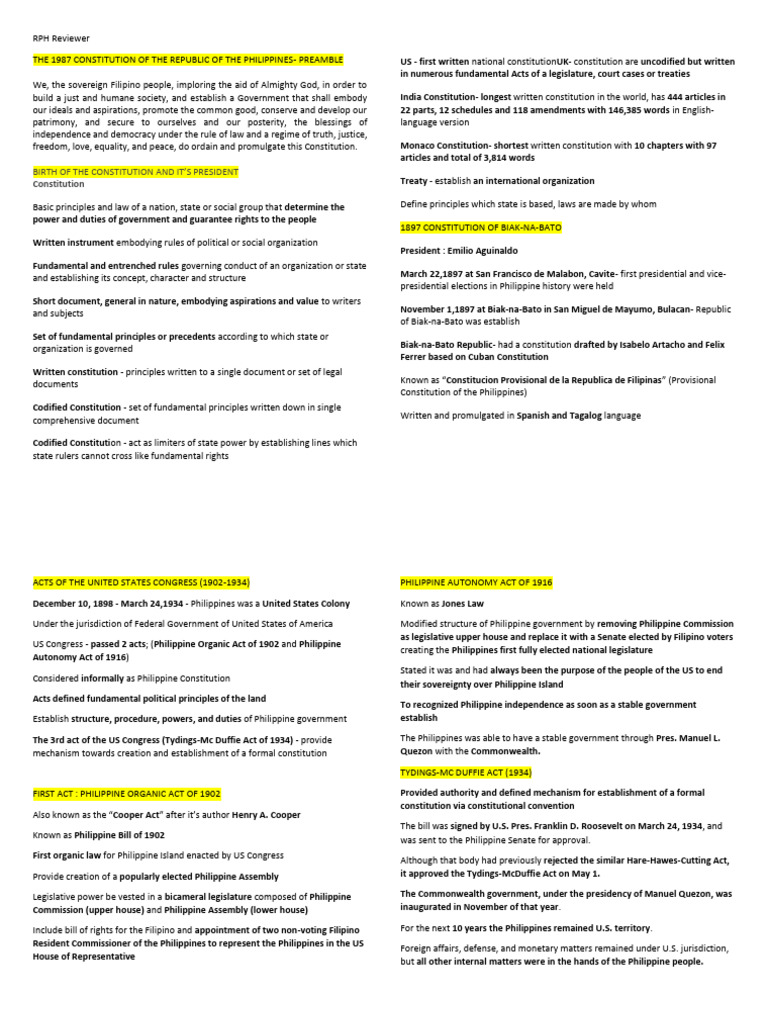 RPH Reviewer Finals | PDF