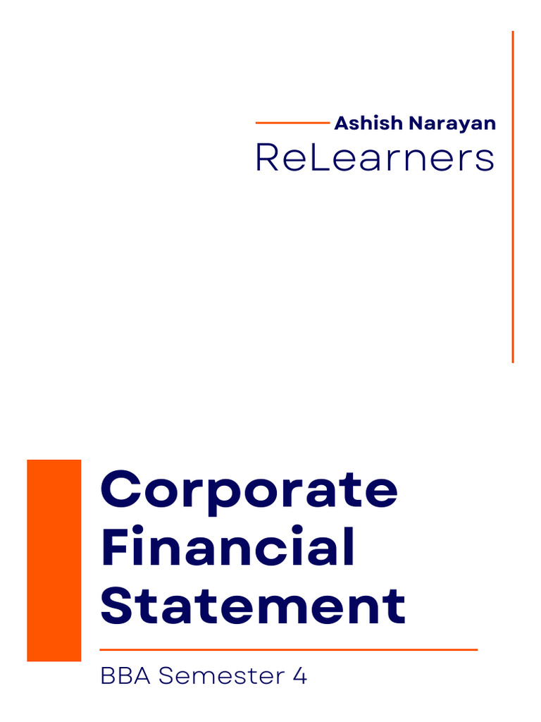CFS Financial Statement Analysis | PDF