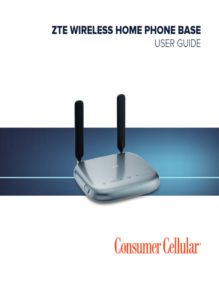 Zte Wireless Home Phone Base | PDF
