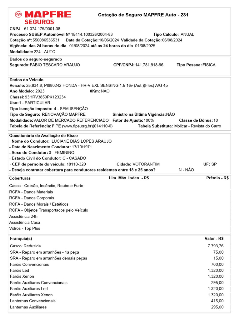 FABIO - MAPFRE | PDF