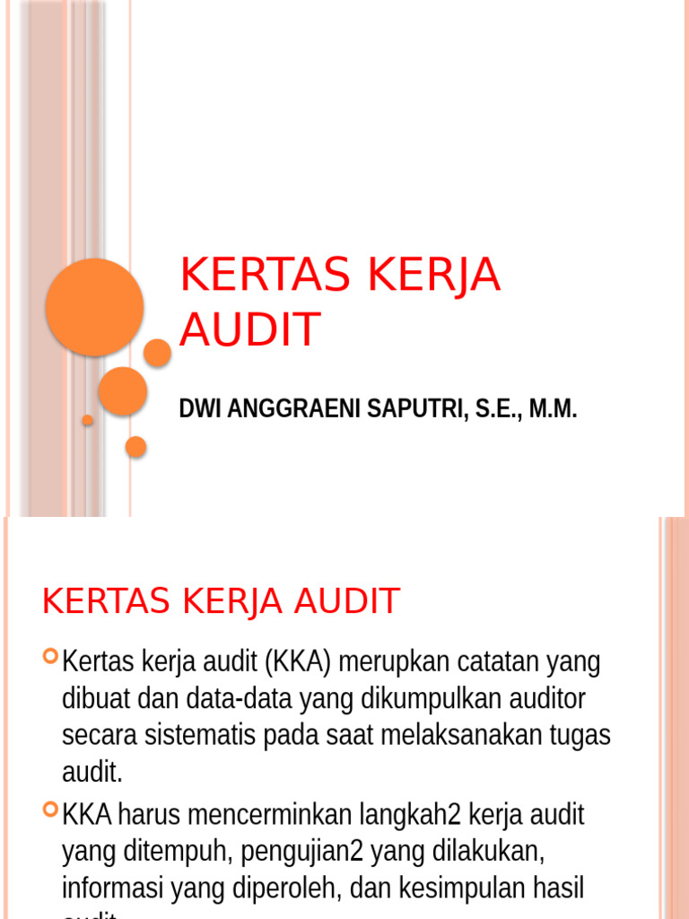 Kertas Kerja Audit | PDF