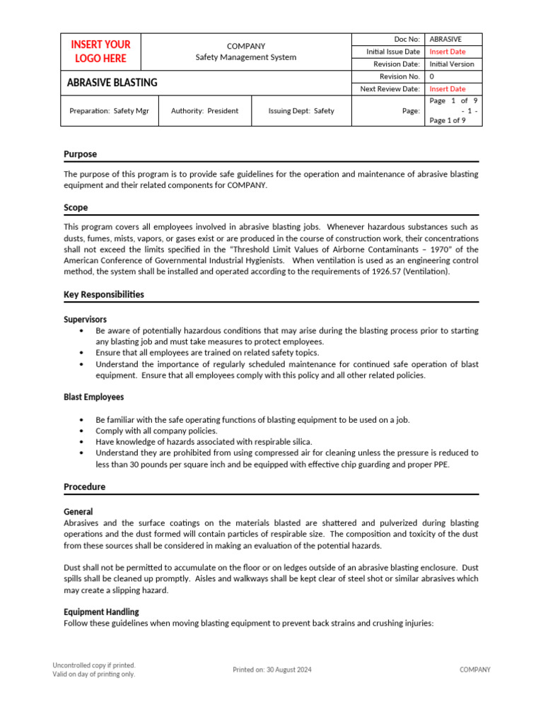 Abrasive Blasting 0818 | PDF