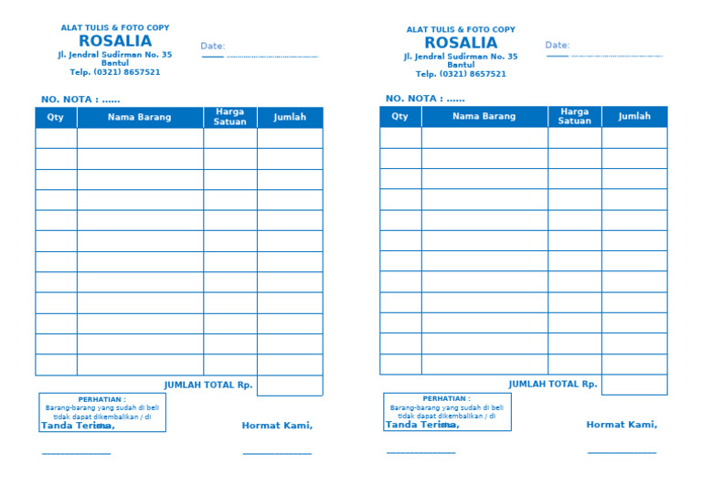 template nota fotocopy_20240429_124954 | PDF